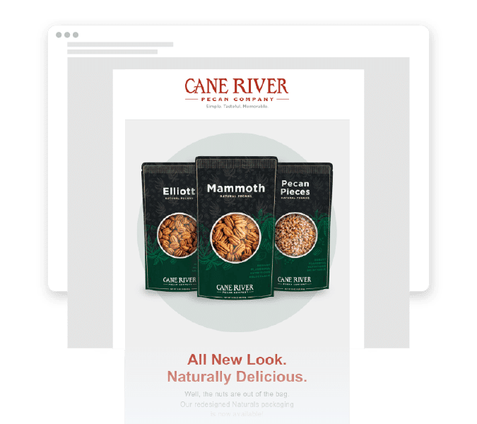 Cane River Pecan Company Packaging | BBR Creative