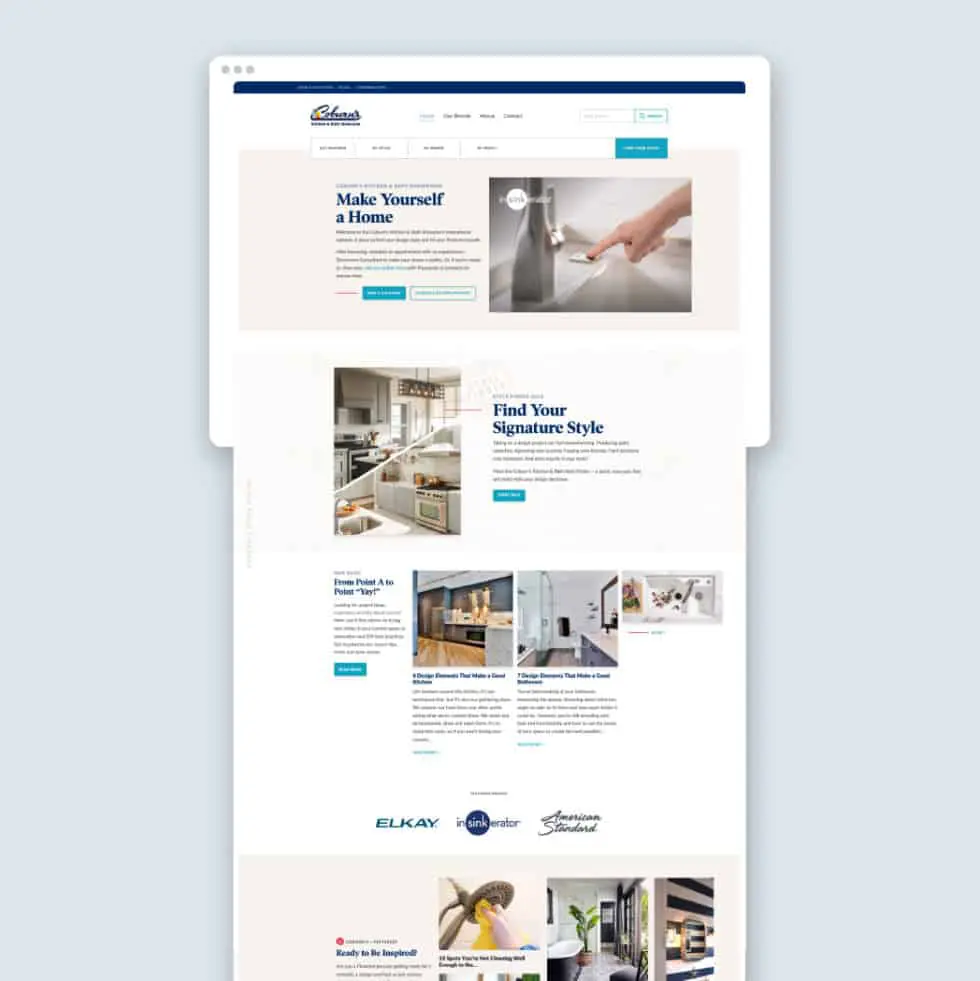 Coburn's Showroom Website Strategy & Development | BBR